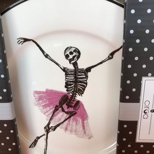 Ciroa | Dining | Ciroa Wicked Halloween Skeleton Tutu Salad Plates ...